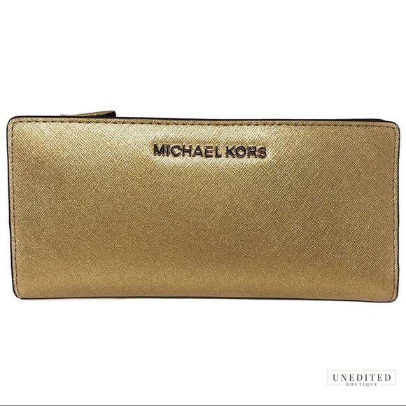Cool Michael Kors Gold Wallet Photos